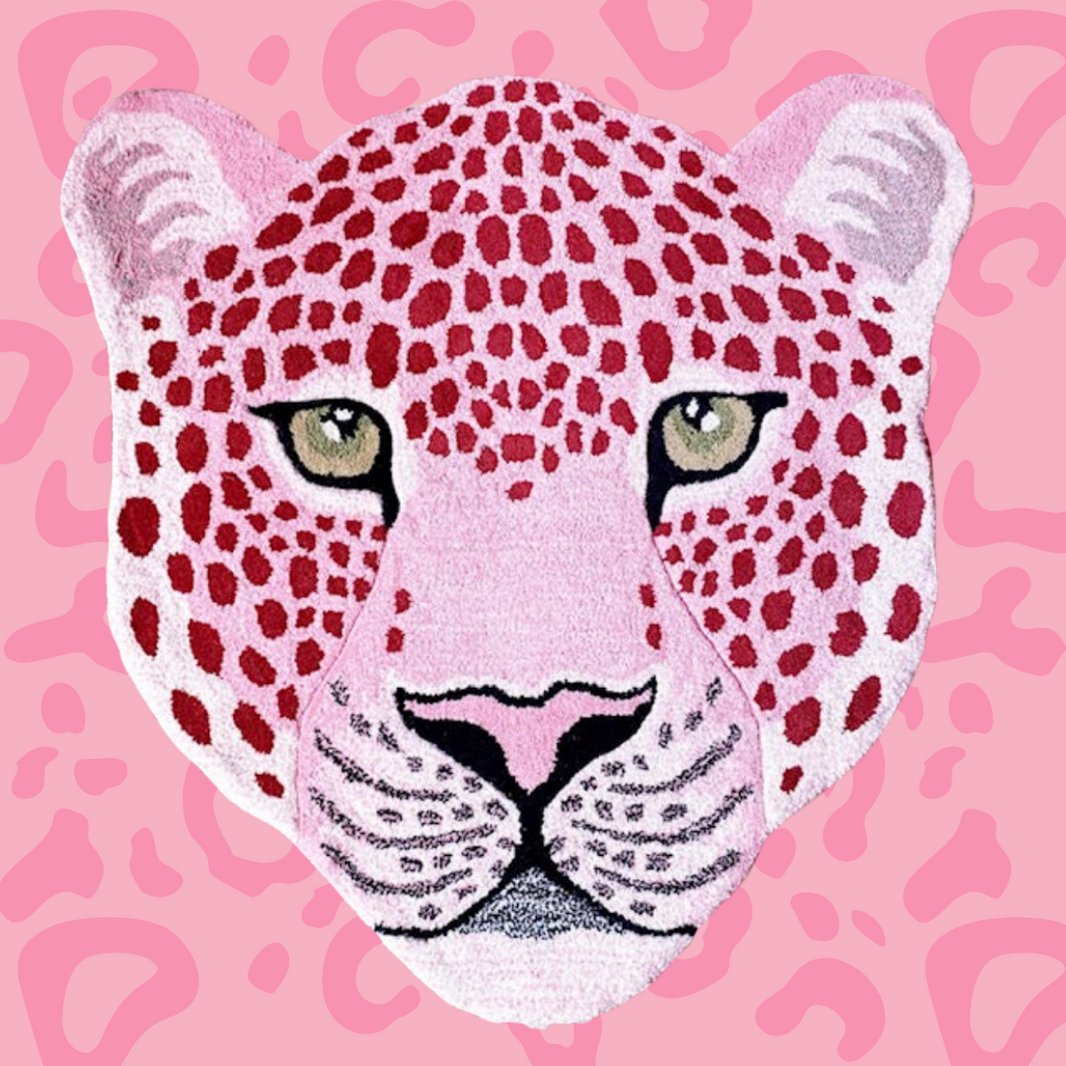 Exclusive Vintage Pink Leopard Statues – Dogwood Lifestyle