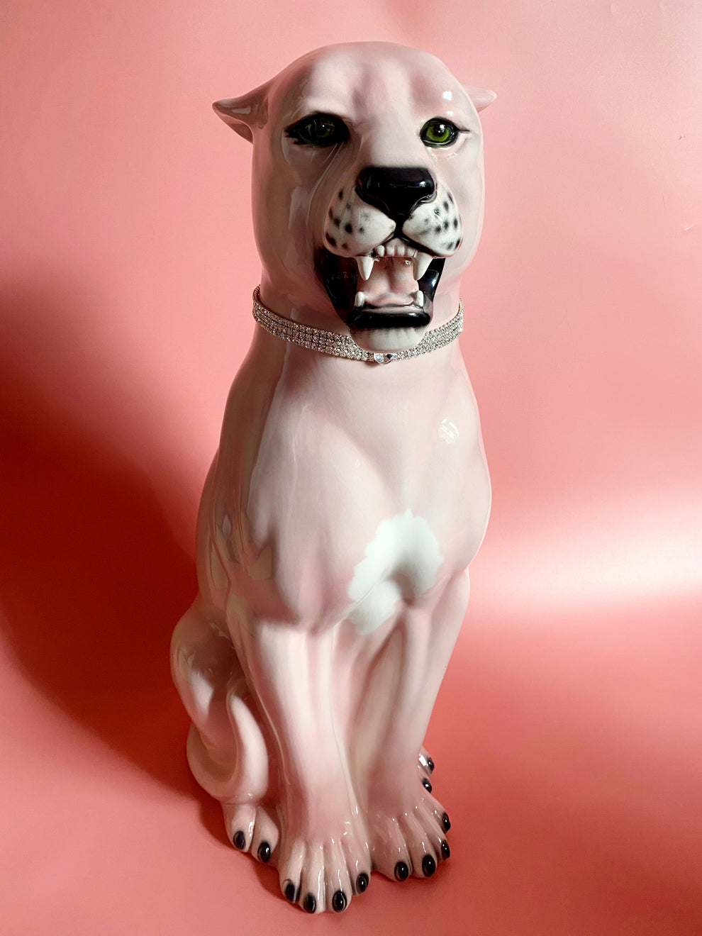 'Cindy' Large Ceramic Pink Panther Statue Vintage – Dogwood Lifestyle